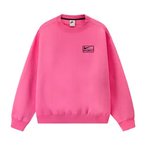 Nike X Stussy Nrg Washed Fleece Crew - Pink