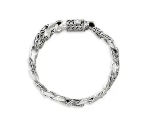 John Hardy Sterling Carved Chain Bracelet