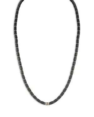Roberto Demeglio 18k Yellow Gold, Black Diamond, Carbon, And Black Ceramic Necklace - Black/gold