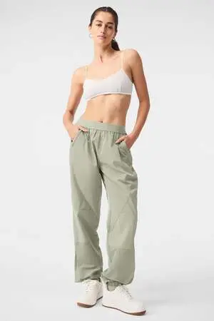 ALO Women's Mixed Media Jogger Pants
