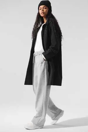 Alo Yoga Rain Or Shine Long Coat - Black