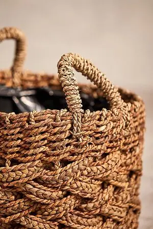 TERRAIN Woven Braided Handled Planter