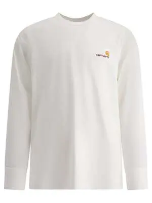 Carhartt Work In Progress American Script' T Shirt - White
