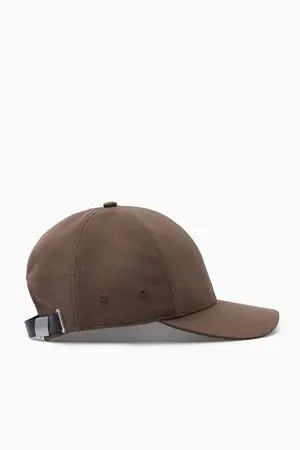 Cos Cotton Baseball Cap Brown