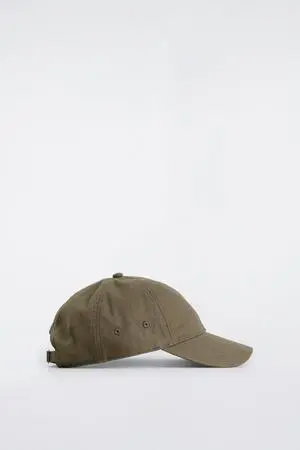 Cos Cotton Baseball Cap Brown