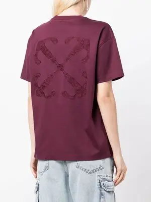 Off-White Arrows Embroidered T-shirt