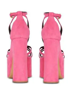 Balmain Cam 160mm Suede Platform Sandals