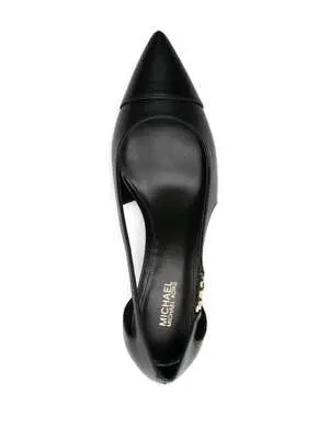 Michael Kors Logo-plaque Cut-out Pumps