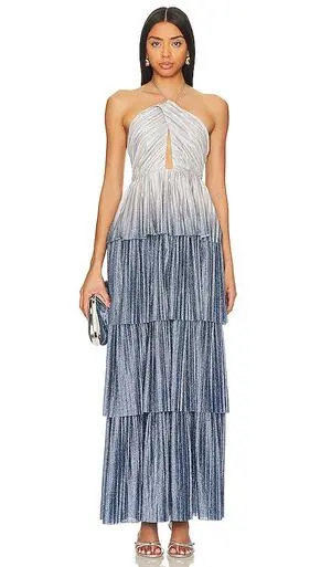 Line & Dot Halterneck Evening Dresses