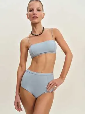 REFORMATION Monaco Bikini Top - Blue