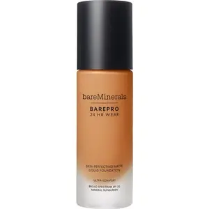 BAREMINERALS Barepro 24hr Wear Skin-perfecting Matte Liquid Foundation Mineral Spf 20 Pa++ Medium Deep 43 Neutral