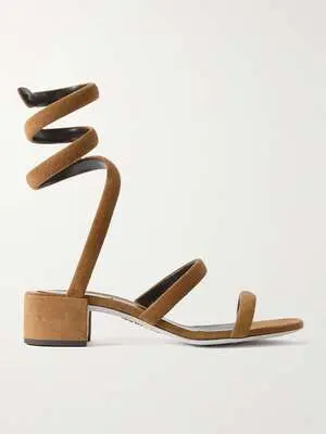 Rene Caovilla Cleo Suede Sandals