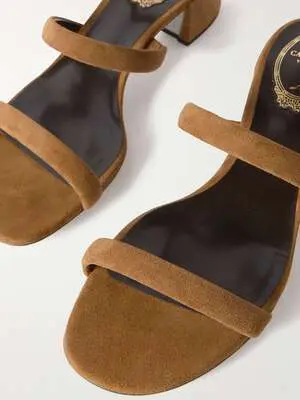 Rene Caovilla Cleo Suede Sandals