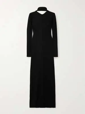 Jacquemus Joya Cape-effect Maxi Dress