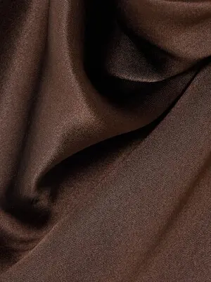 Loewe Draped Silk-satin Halterneck Gown
