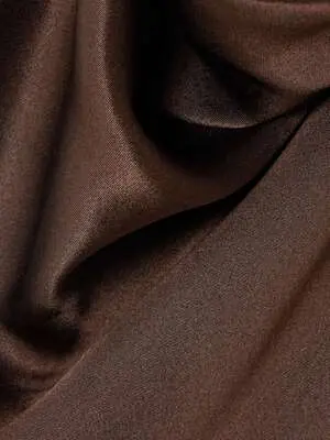 Loewe Draped Silk-satin Halterneck Gown