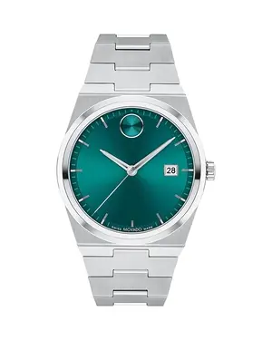 Movado Quest Watch - Green/silver
