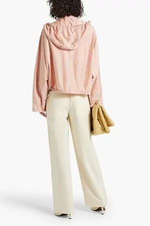 JIL SANDER Shell Hooded Jacket - Blush