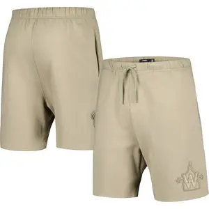 PRO STANDARD Washington Nationals Fleece Shorts - Pewter