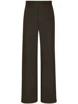 Dolce & Gabbana Straight-leg Cotton Trousers