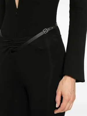 COURREGES Belted Bootcut Trousers