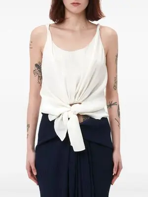 JW Anderson Knotted Tank Top - White