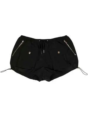 Cynthia Rowley Cargo-pocket Bloomer Shorts - Black