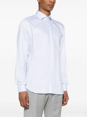 Corneliani Pointed-collar Cotton Shirt
