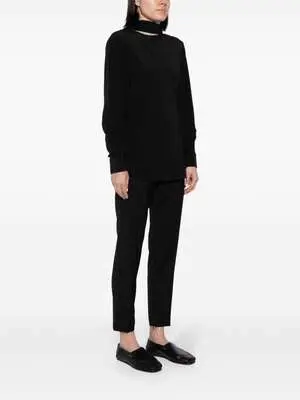 Helmut Lang Detachable-scarf Silk Blouse