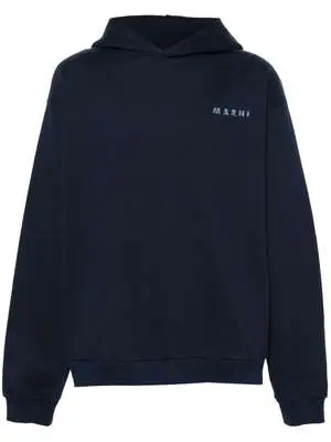 Marni Logo-print Cotton Hoodie