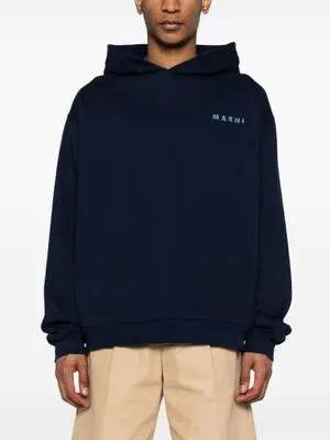 Marni Logo-print Cotton Hoodie