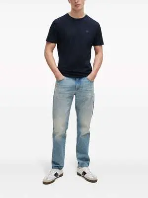 BOSS Logo-appliqué Cotton T-shirt
