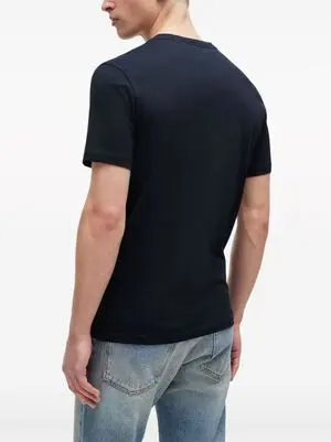 BOSS Logo-appliqué Cotton T-shirt