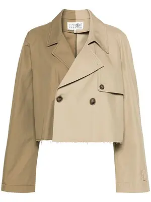 MAISON MARGIELA Cropped Jacket - Neutrals