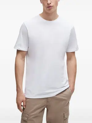 BOSS Logo-embroidered T-shirt