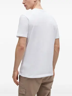 BOSS Logo-embroidered T-shirt