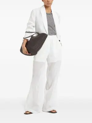 Brunello Cucinelli Single-breasted Cotton Blazer