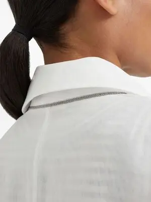 Brunello Cucinelli Single-breasted Cotton Blazer
