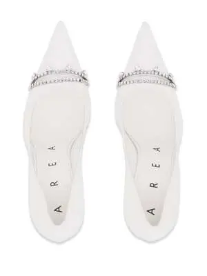 AREA Crystal-embellished Stiletto Pumps