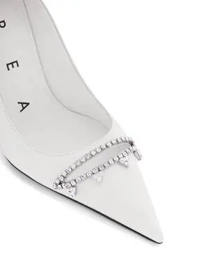 AREA Crystal-embellished Stiletto Pumps