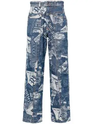 Versace Magazine Straight Jeans