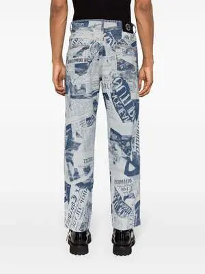 Versace Magazine Straight Jeans