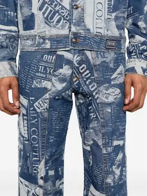 Versace Magazine Straight Jeans