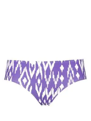 ERES Geometric Print Bikini Bottom - Purple