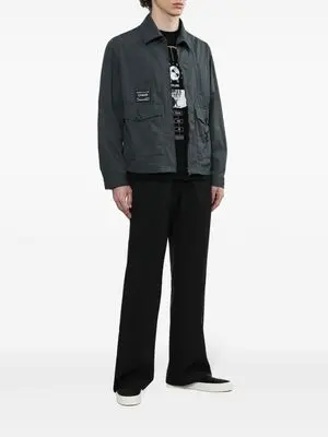 Undercover Logo-patch Twill Shirt Jacket