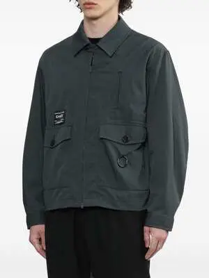Undercover Logo-patch Twill Shirt Jacket