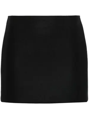 MODES Felted Wool Mini Skirt