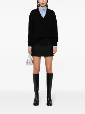 MODES Felted Wool Mini Skirt