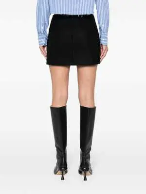 MODES Felted Wool Mini Skirt