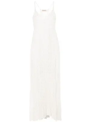 TWINSET Sequinned Georgette Slip Dress